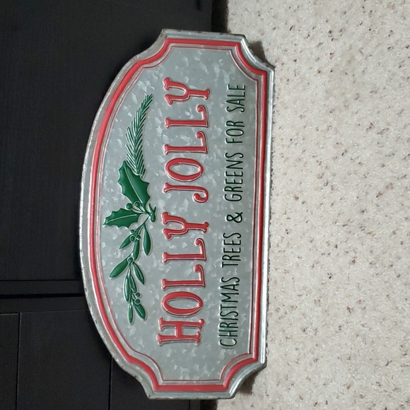Holiday | Holly Jolly Sign | Poshmark